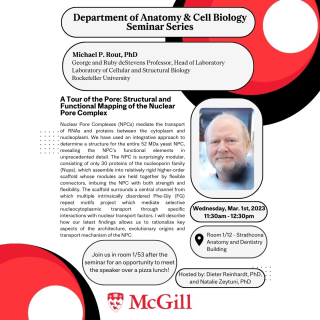 ACB Seminar Series - Michael P. Rout, PhD: "A Tour of the Pore ...